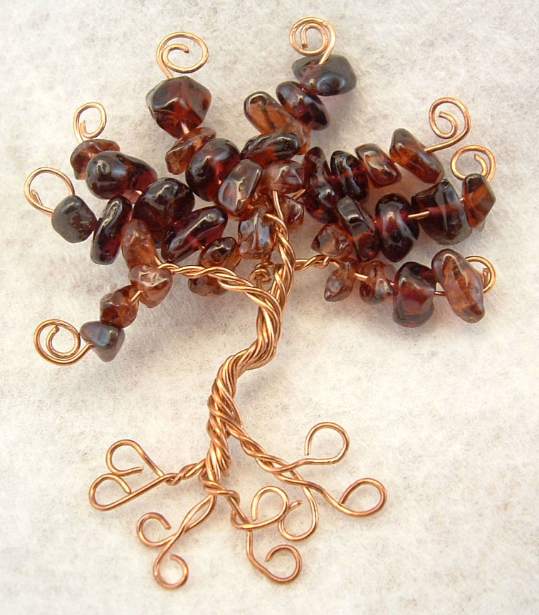 Garnet pendants, handmade garnet jewelry